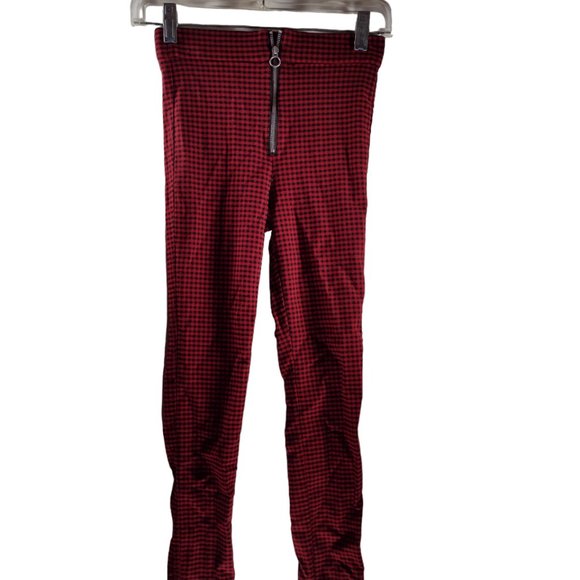 Garage | Pants & Jumpsuits | Garage Red Checkered Pants Size Extra ...